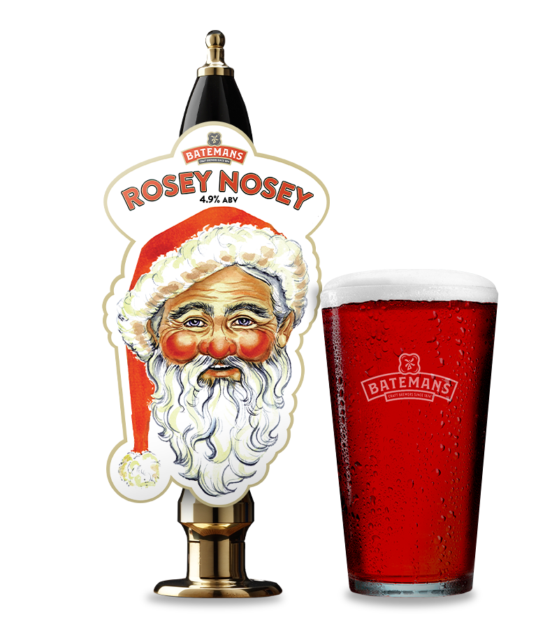 Christmas Beer - Rosey Nosey Cask Beer From Batemans Brewery