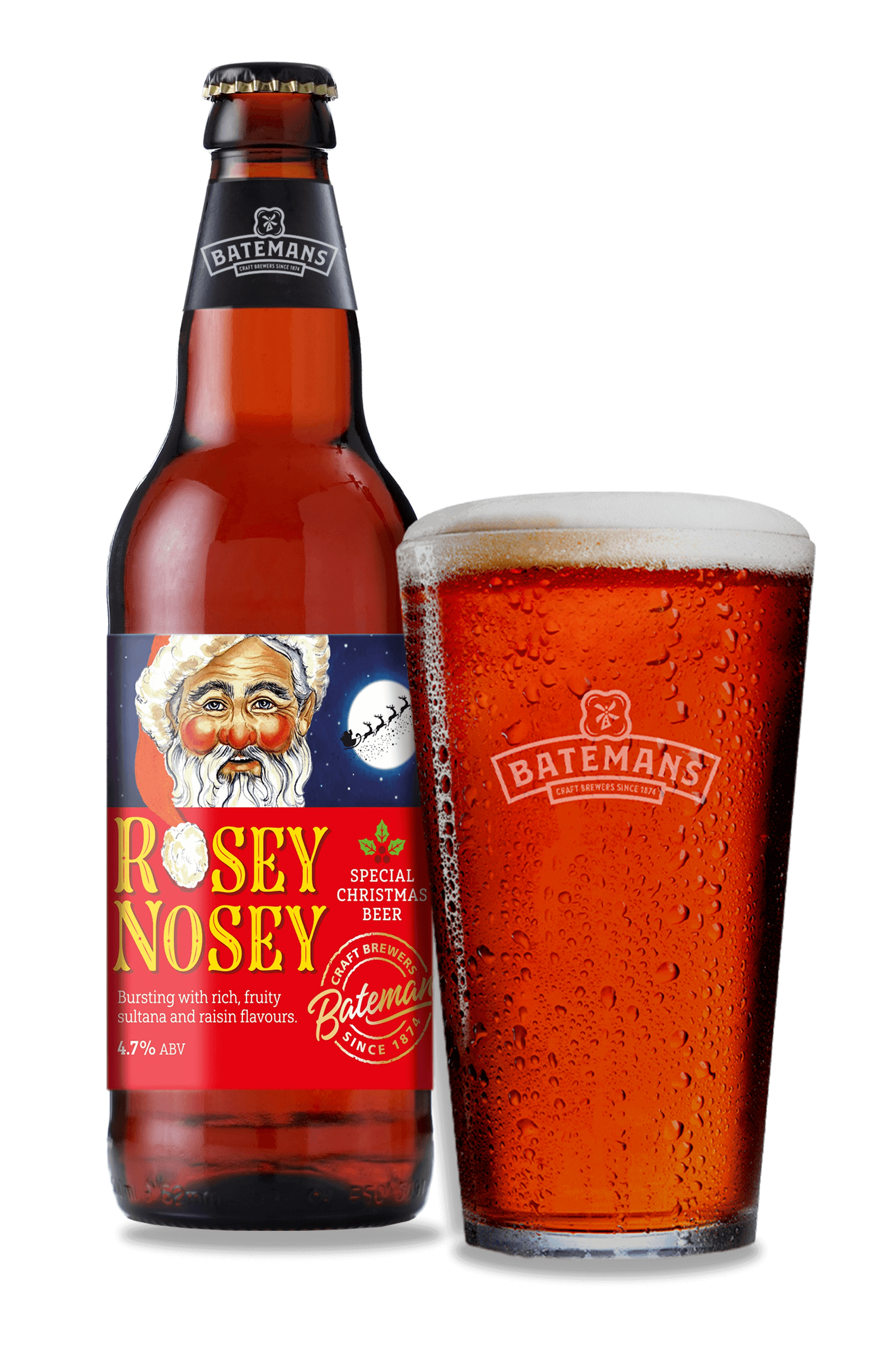 Rosey Nosey Christmas - Full Bodied Festive 500ml Bottled Beer
