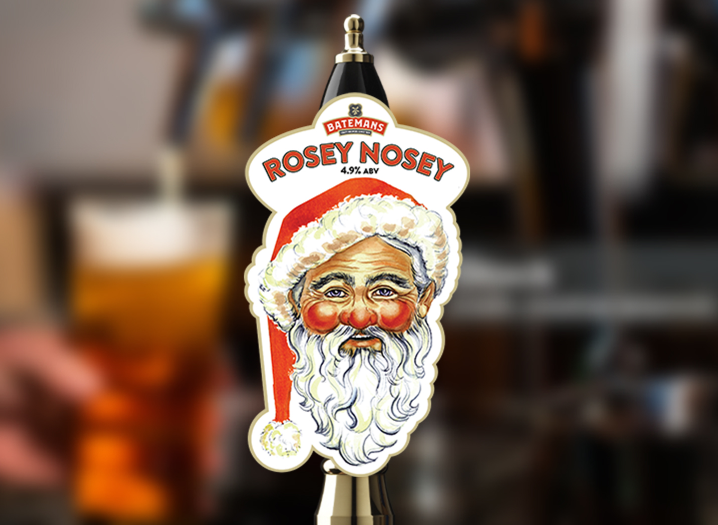 Christmas Beer - Rosey Nosey Cask Beer From Batemans Brewery